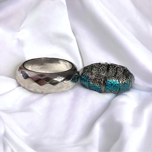 Jewelry | Set Of 2 Fun Y2k Bangles | Poshmark